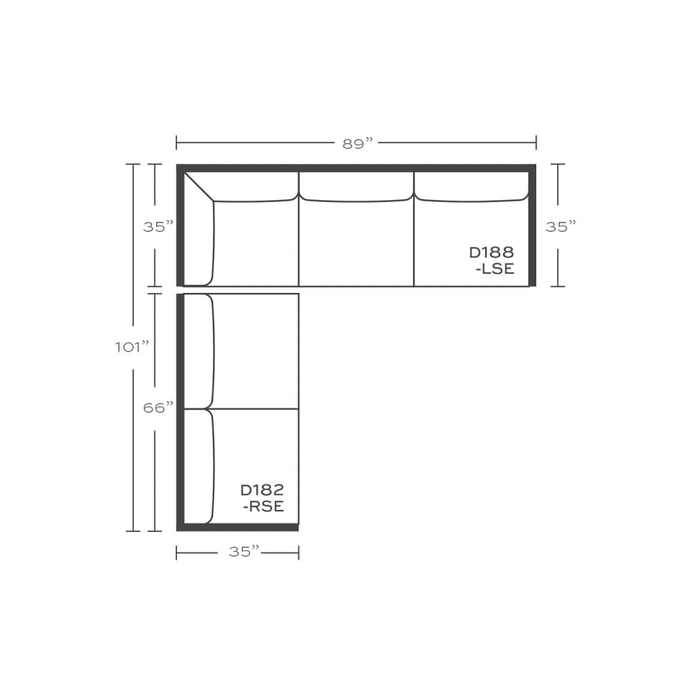 Monaco Sectional - Rowe Furniture
