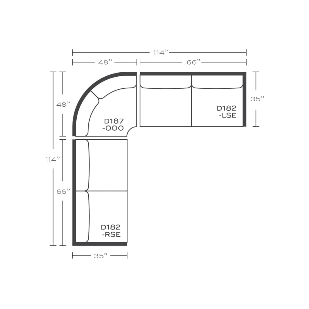 Monaco Sectional - Rowe Furniture