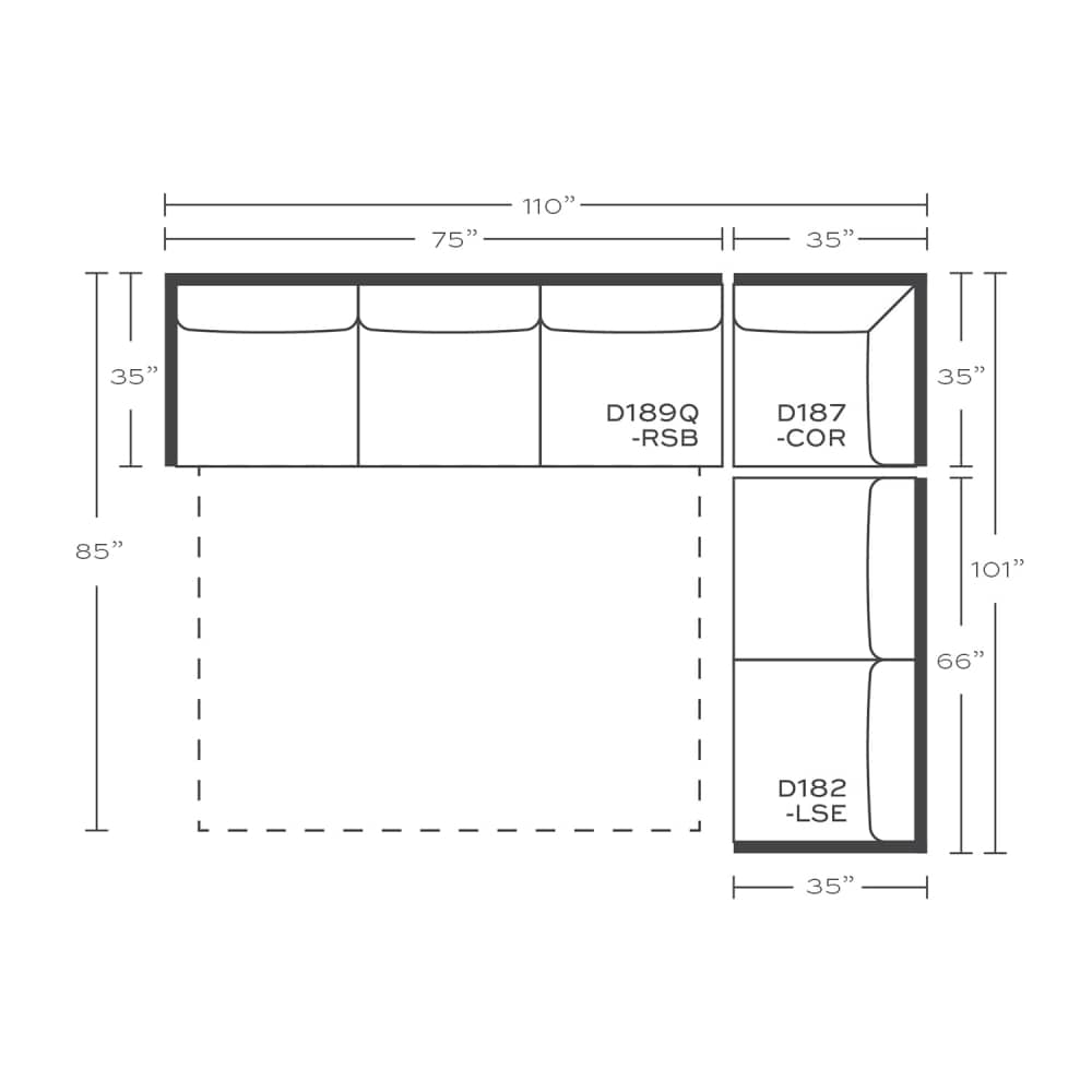 Monaco Sectional - Rowe Furniture